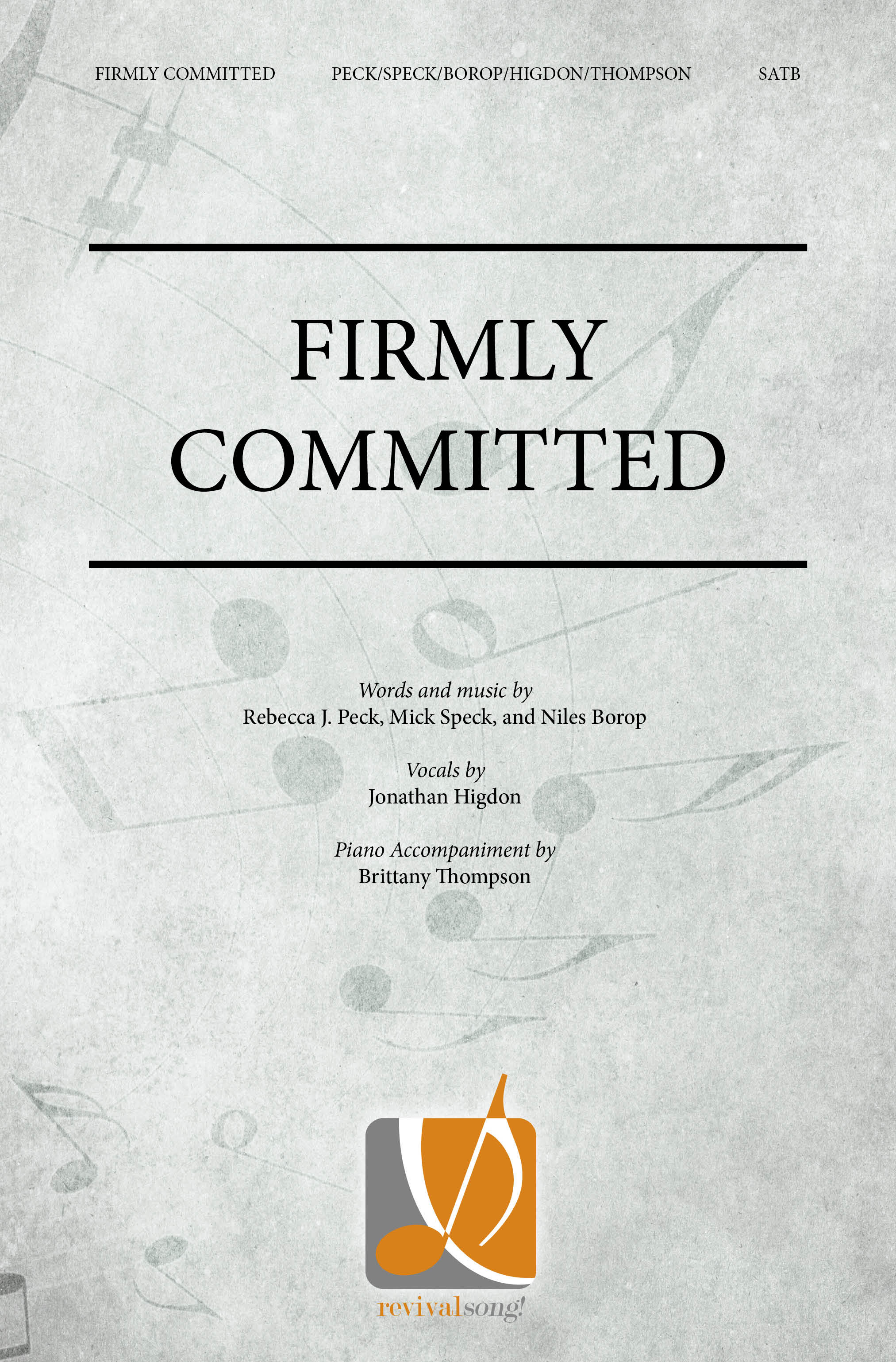 - Firmly Committed #SATB049