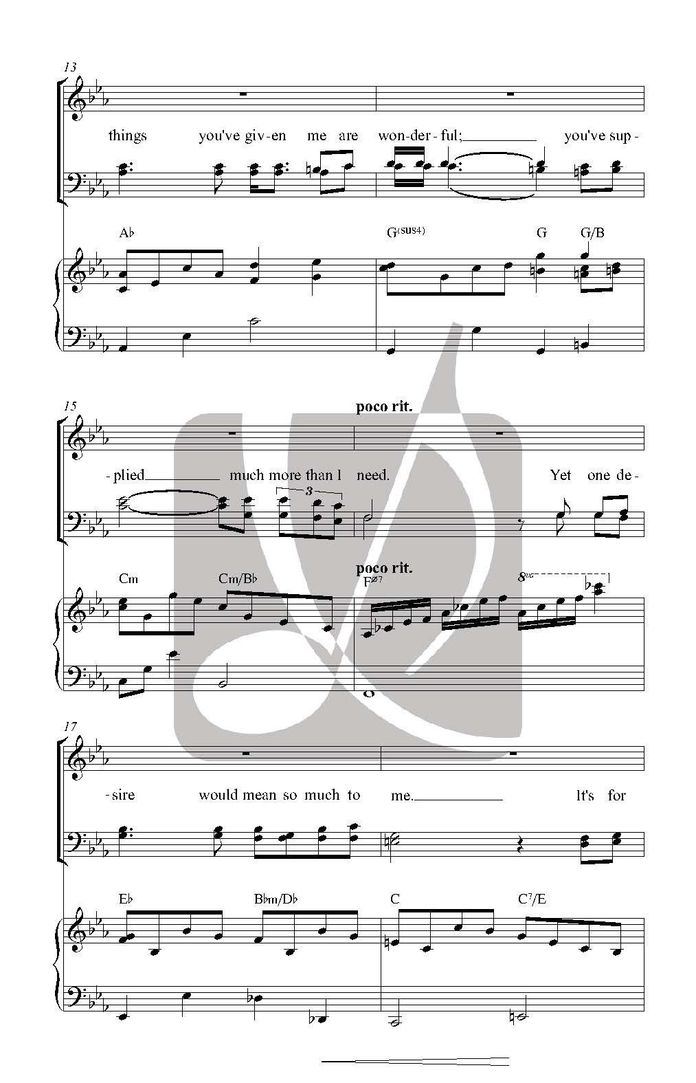 - One Desire #SATB003